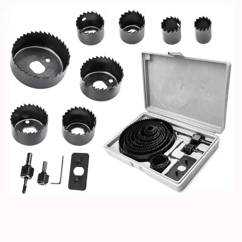 Jual 16Pcs Mata bor Hole saw Kit Mata bor set Pelubang Kayu PVC ...