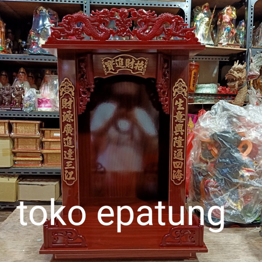 Jual tempat altar rumah altar meja sembahyang 16 inch Dewa Bumi - Paket ...