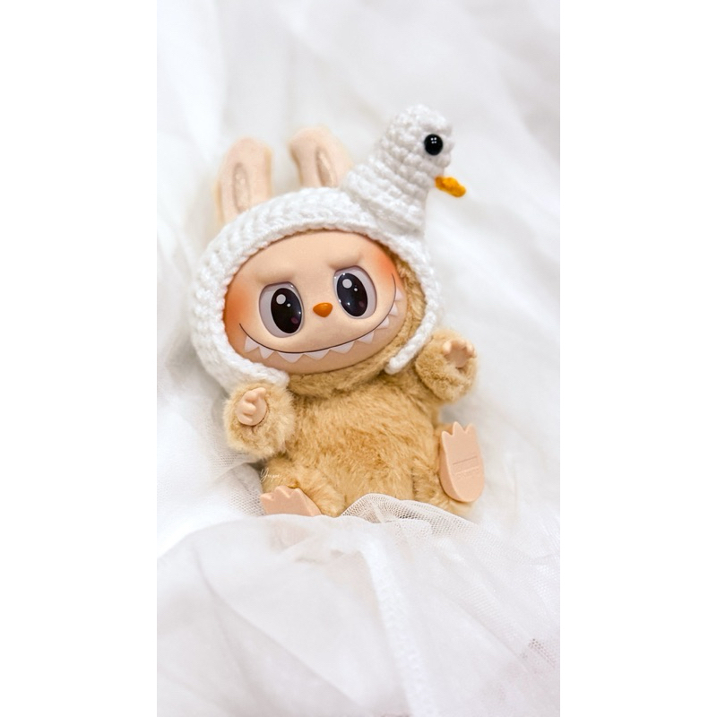 Jual Labubu Duck Hat Crochet / Topi labubu bebek / Topi bebek labubu ...