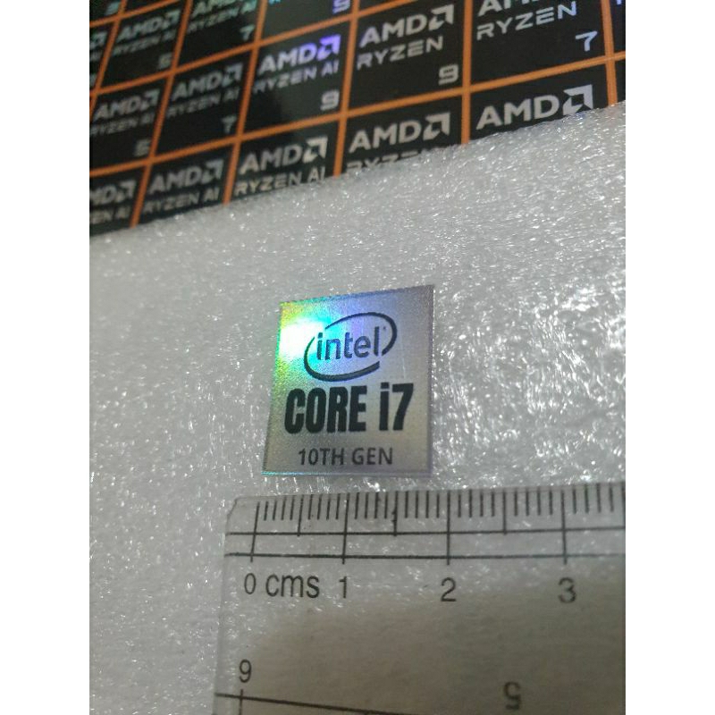 Jual intel core i3 i5 i7 i9 gen 10th series licence Stiker laptop ...