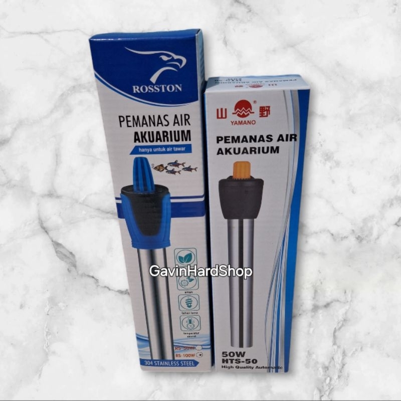 Jual Heater Aquarium Stainless Pemanas Penghangat Air Aquarium ...
