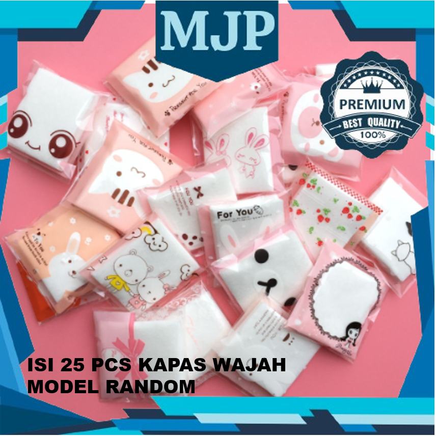 Jual Kapas Wajah / Kapas Makeup 25 Lembar by MJP Mart | Shopee Indonesia