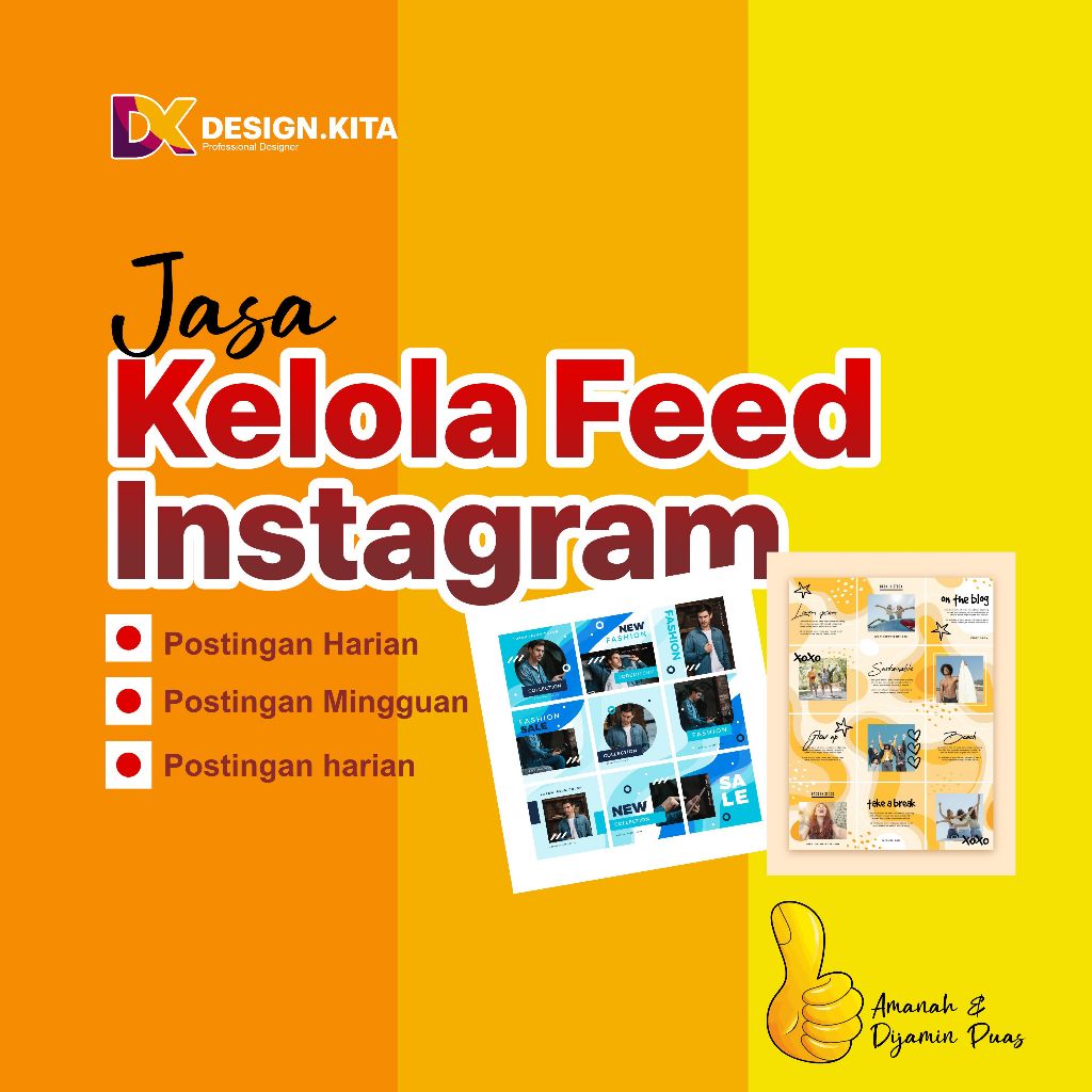 Jual KELOLA FEED INSTAGRAM | DESIGN FEED | KELOLA INSTAGRAM | Shopee ...