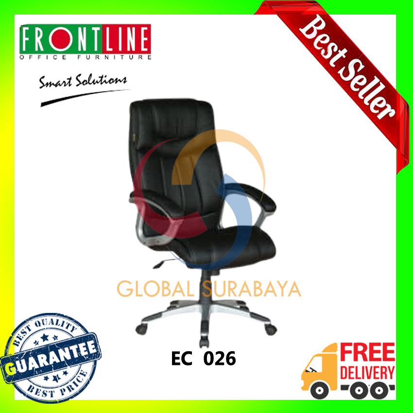 Jual EXECUTIVE CHAIR EC 026 FRONTLINE KURSI KANTOR PUTAR 5 RODA ...