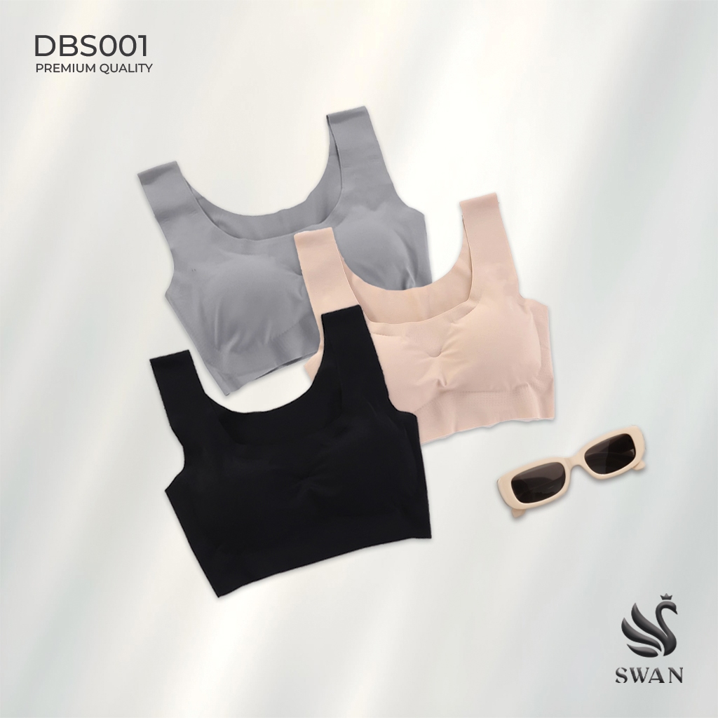 Jual SWAN DBS001 Bra Seamless Bra Premium Anti Jiplak BH Murah Premium ...