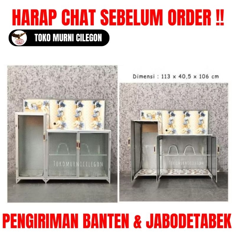 Jual Rak Kompor Undakan 3 Pintu - KHUSUS CILEGON SERANG (free ongkir ...