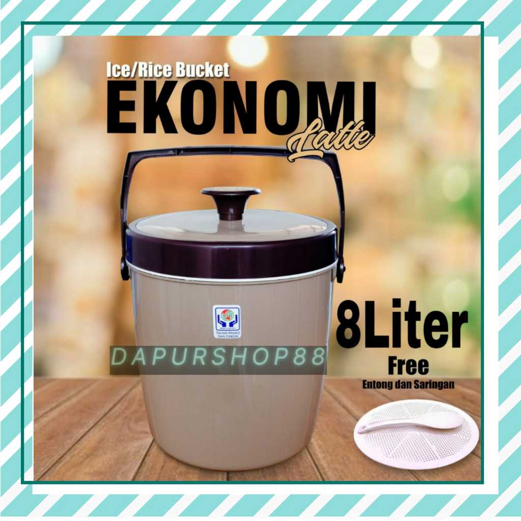 Jual 8LITER RICE ICE BUCKET / ICE RICE BUCKET USA 8L / TEMPAT NASI ...