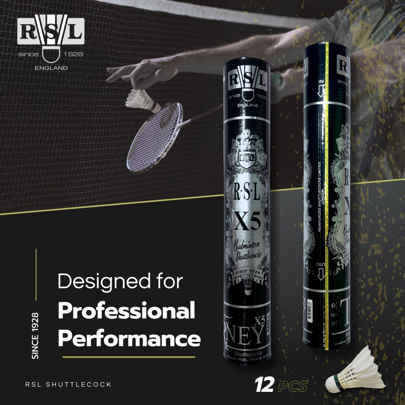 Jual RSL X5 / X 5 SHUTTLECOCK / COCK BADMINTON SPEED 77 ORIGINAL | Shopee Indonesia