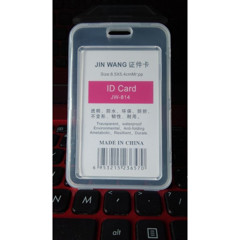 Jual Frame ID Card Holder ID Card Name Tag Box Buka Tutup | Shopee ...