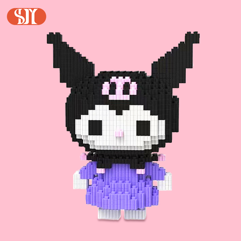 Jual Nano Block Bricks Sanrio Kuromi 788pcs Karakter Animasi Mainan ...