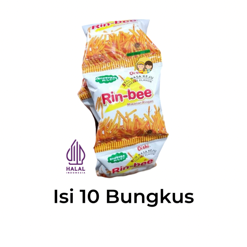 Jual Chiki Rinbee 10 X 10 Gr Rasa Keju RIN-BEE by Jadoel_Snack | Shopee ...