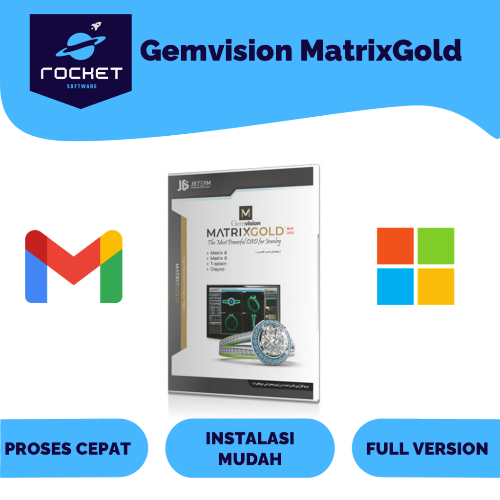 Jual Gemvision MatrixGold Full Version Aplikasi Jewellery CAD Design ...