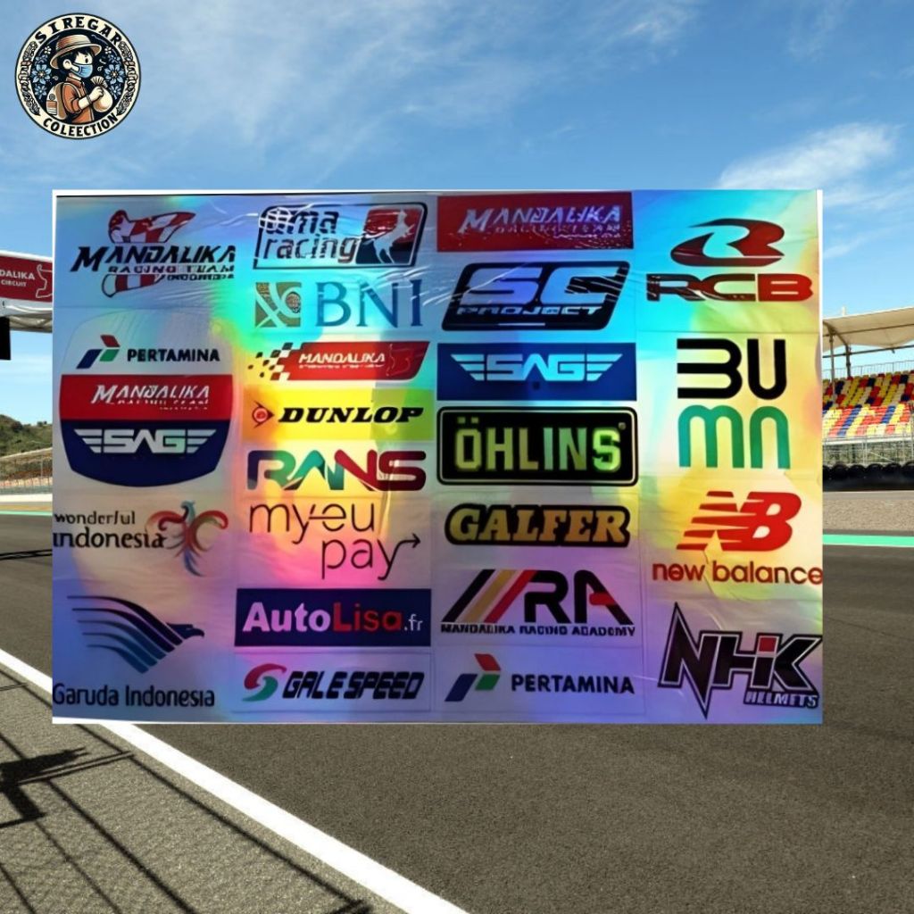 Jual Stiker Racing Pack Sticker Racing Hologram Stiker Sponsor Stiker ...