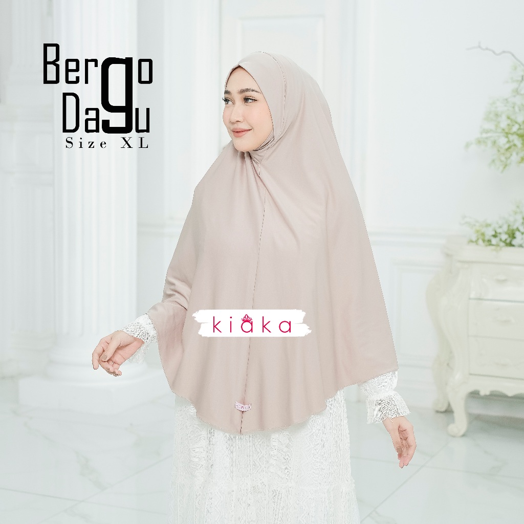 Jual Kiaka - Hijab Dagu Jumbo XL Malay Antem Bergo Inara | Shopee Indonesia