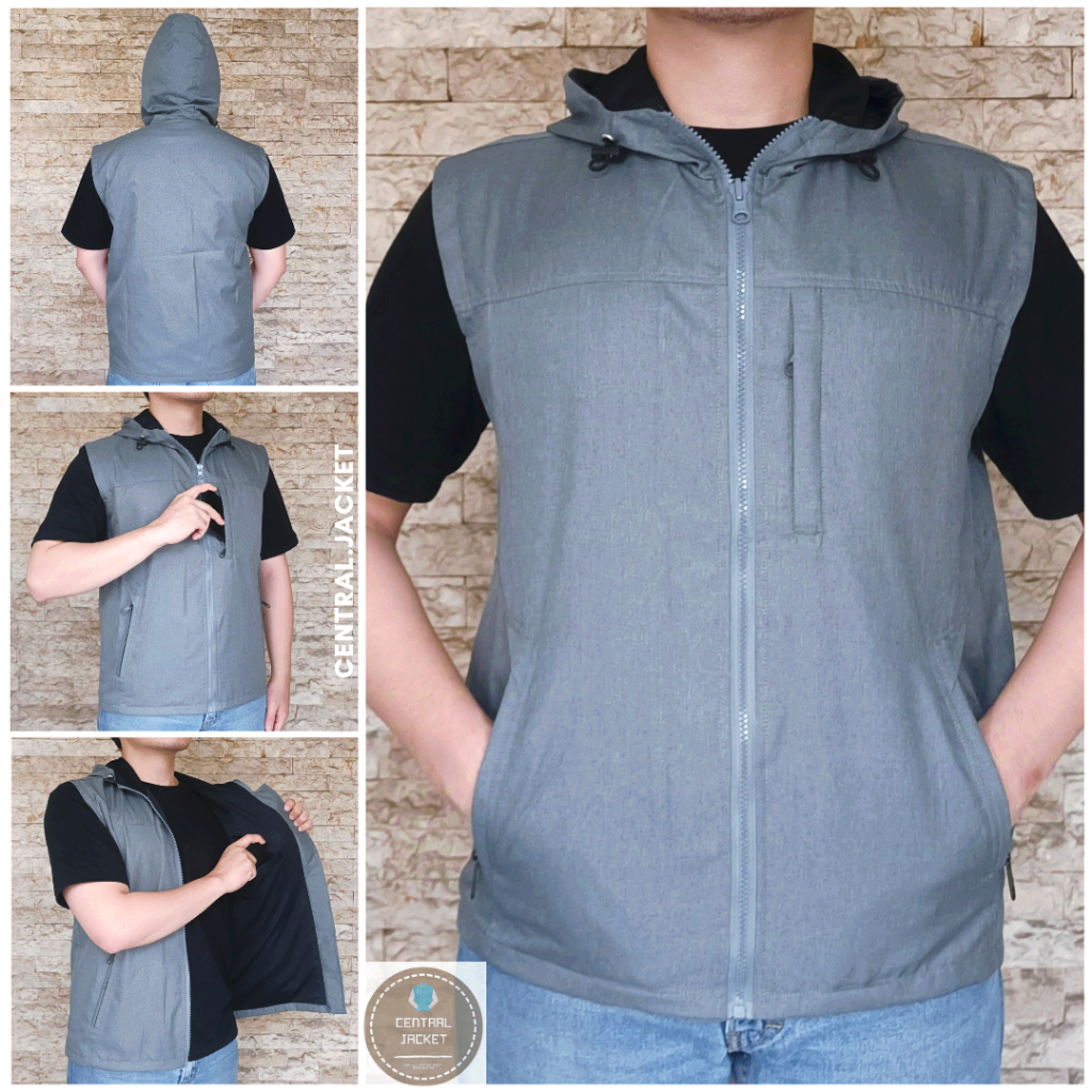Jual Rompi Taslan Lapangan - Rompi Partai Polos - WindBreaker ...