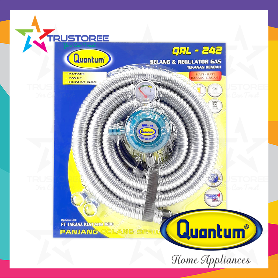 Jual SELANG GAS QUANTUM METER QRL-142 | Shopee Indonesia