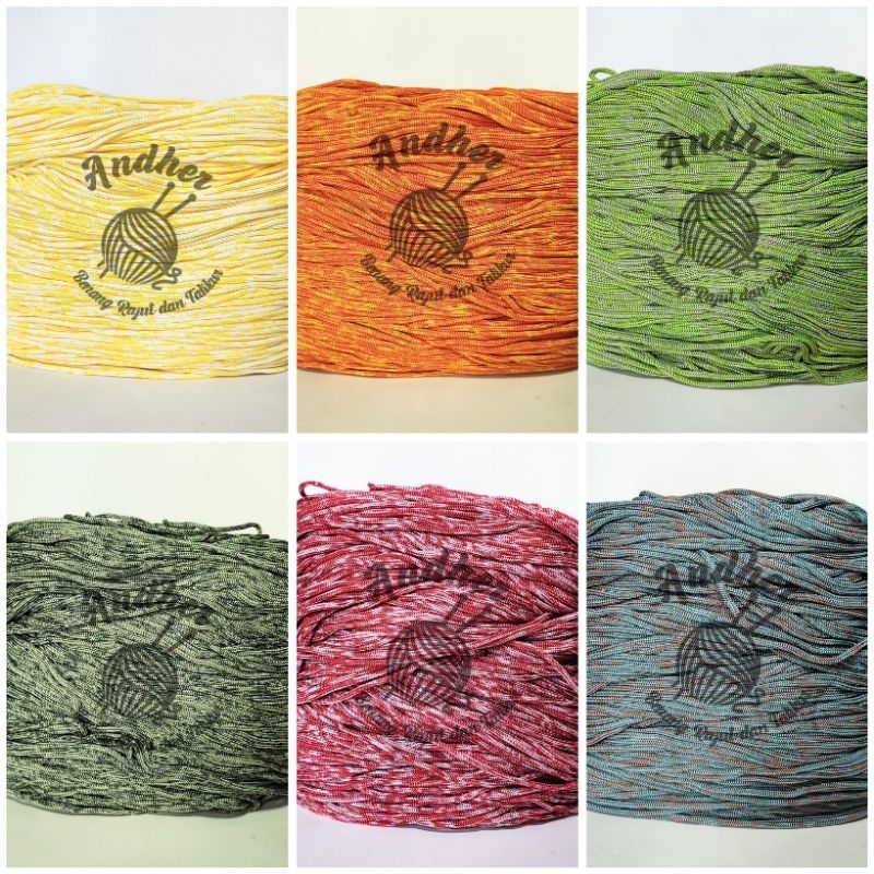 Jual Tali kur sembur talikur nuansa 3mm bahan Polyester 500 gram, 1000 ...