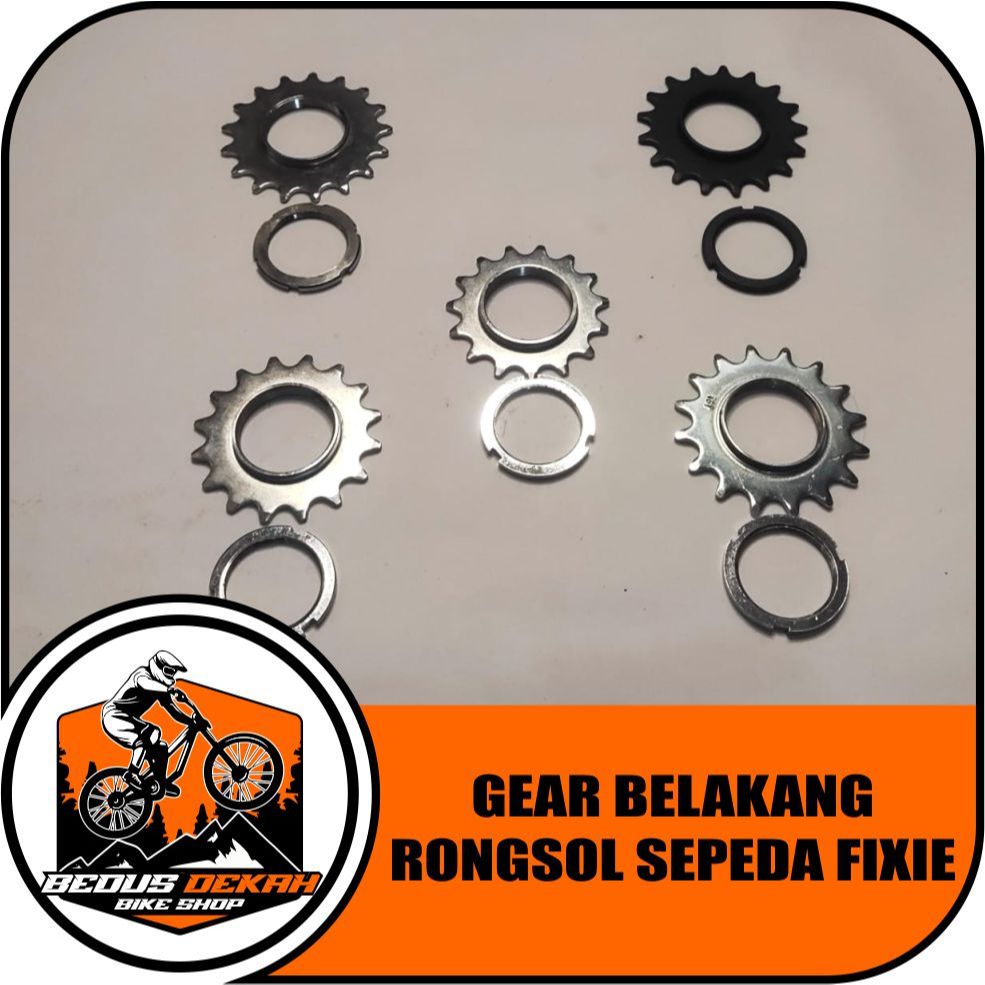 Jual RONGSOL DAN LOCKRING SEPEDA FIXIE / GEAR BELAKANG / COG SEPEDA ...