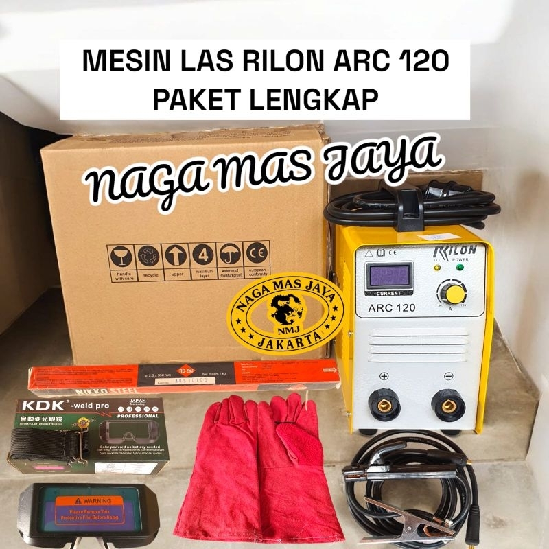 Jual MESIN LAS INVERTER RILON ARC 120 / TRAFO LAS INVERTER RILON ARC ...