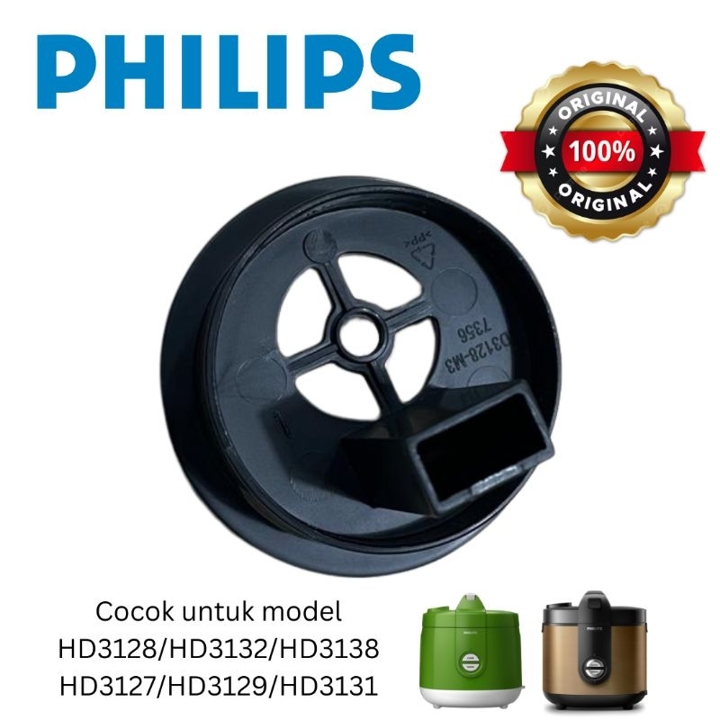Jual TUTUP UAP STEAM VALVE RICE COOKER PHILIPS HD3128 HD3132 HD3138 ...