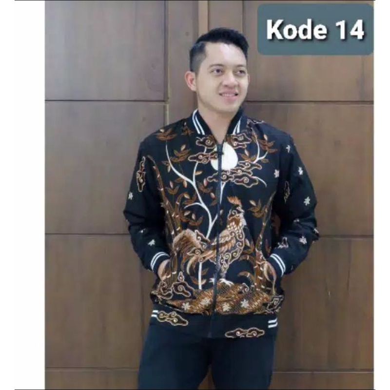 Jual jago suplayer Jaket batik pria limited edition jaket bomber pria ...