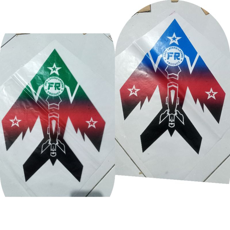 Jual kertas sablon Layangan isi 100pcs.. BULAN LAYANGAN JADI ...