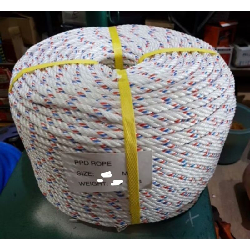 Jual harga 1rol tali nilon putih 6m (3.7kg) tali tambang kapal nylon ...
