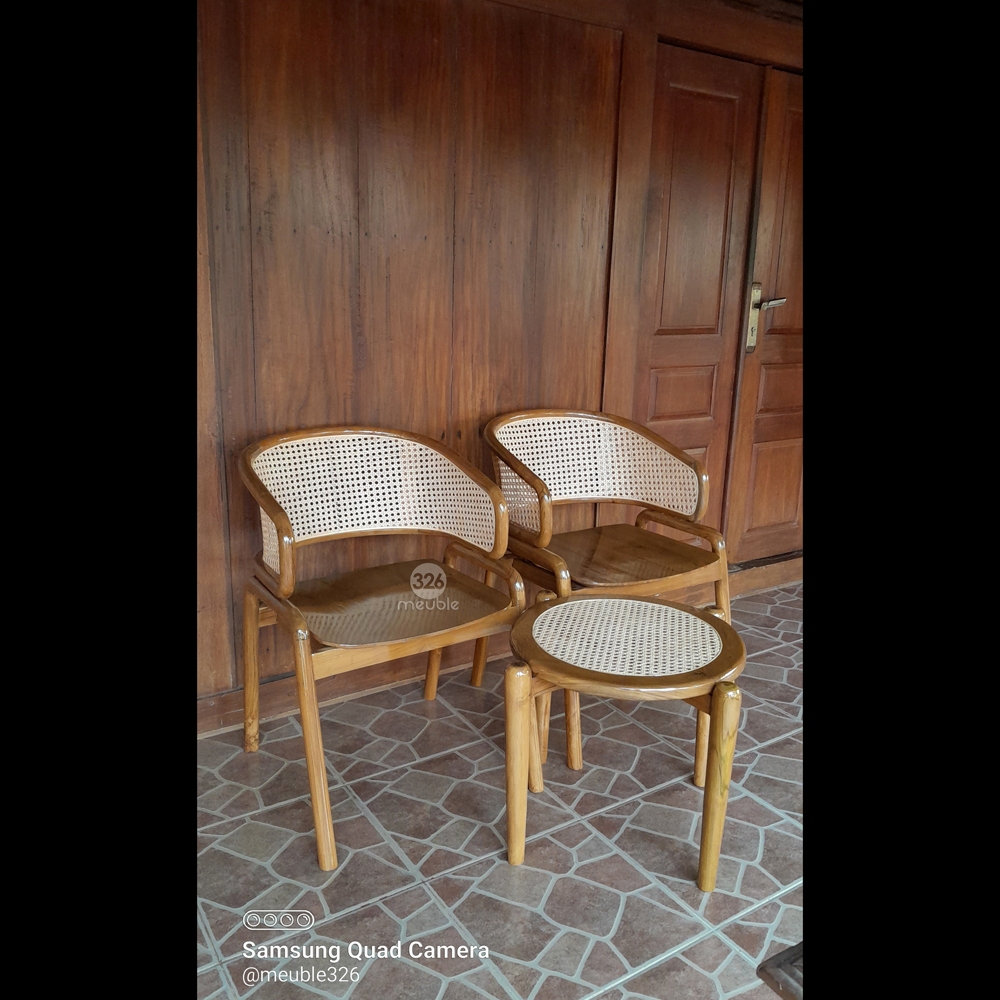 Jual Kursi Teras Rotan Jati Mebel Jepara - Kursi Cafe Resto Jati ...