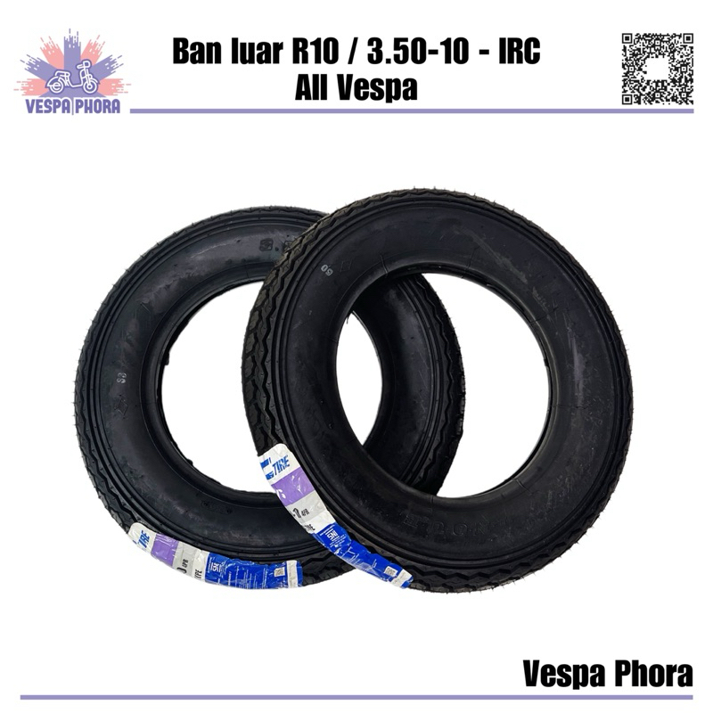 Jual ban luar vespa ring 10 IRC ukuran 3.50/10 | Shopee Indonesia