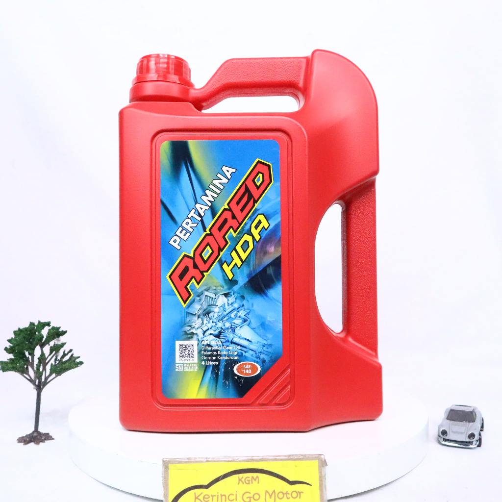 Jual Pertamina Rored HDA SAE 140 4 Liter API GL-5 Oli Gardan Pelumas ...