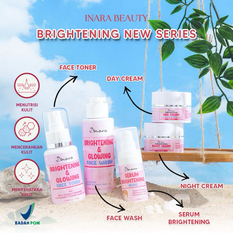 Jual INARA BEAUTY BRIGHTENING NEW SERIES [Free Pouch] | Shopee Indonesia