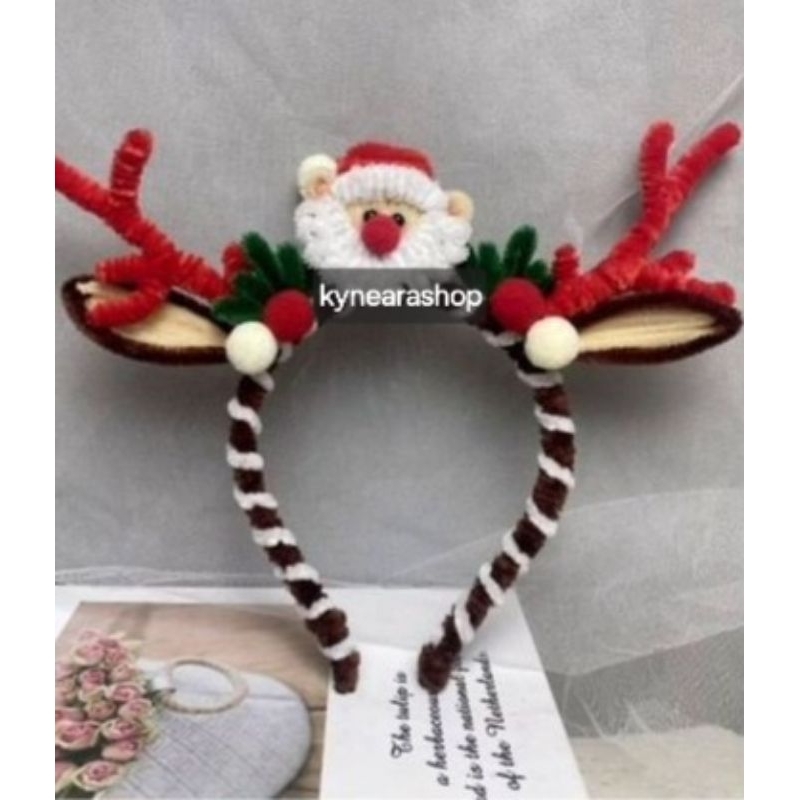 Jual bando natal / bando santa clause / bando rusa / topi natal ...