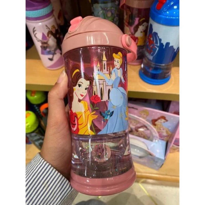 Jual Disney Princess Water Bottle/Snow Dome Water Bottle 310ml | Shopee Indonesia