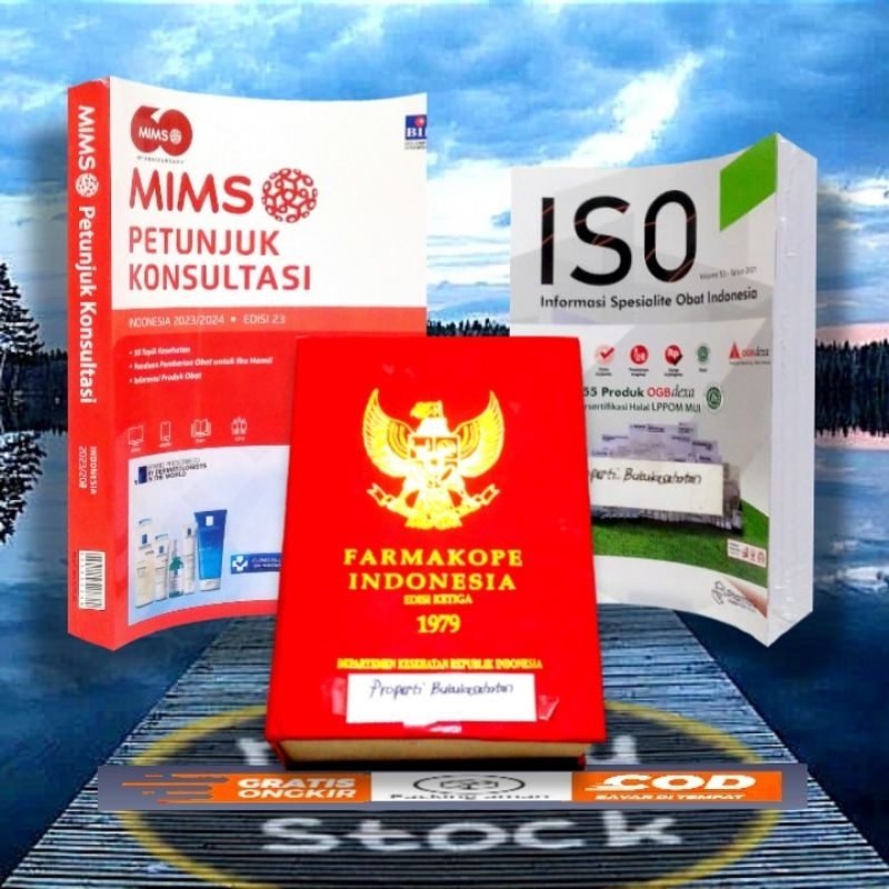 Jual Paket 3 Buku Farmasi ( ISO , FI 3 , MIMS) , ISO EDISI 53 2021 ...