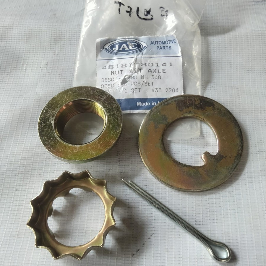 Jual Mur AS Roda Depan / Mur Pinion / Nut Axle Kit Dyna Rino Saurus ...