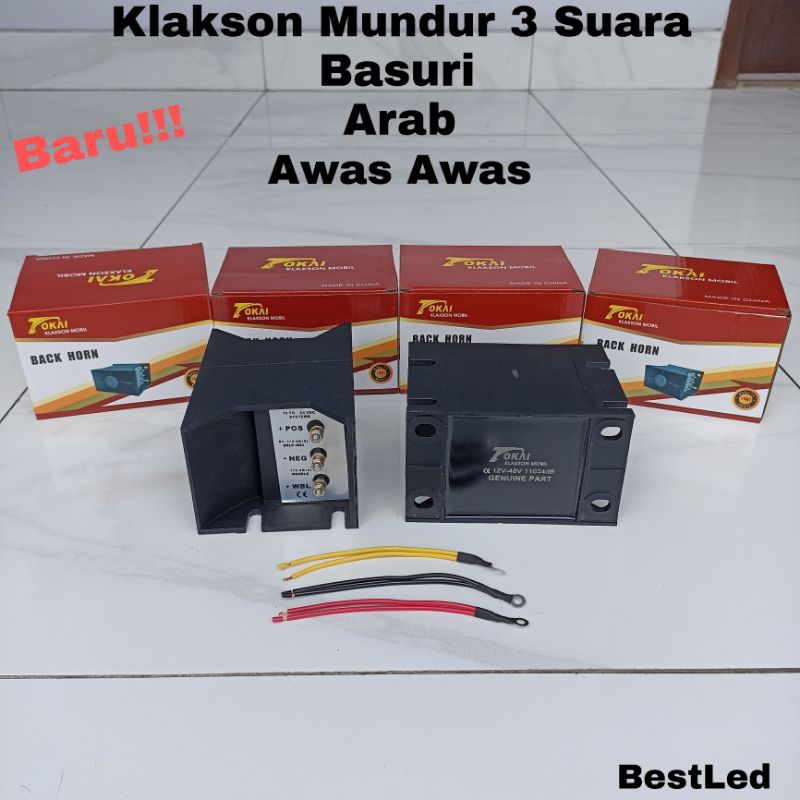 Jual Klakson Alaram Alarm Mundur Mobil Truk Suara Basuri Waterproof 3 ...