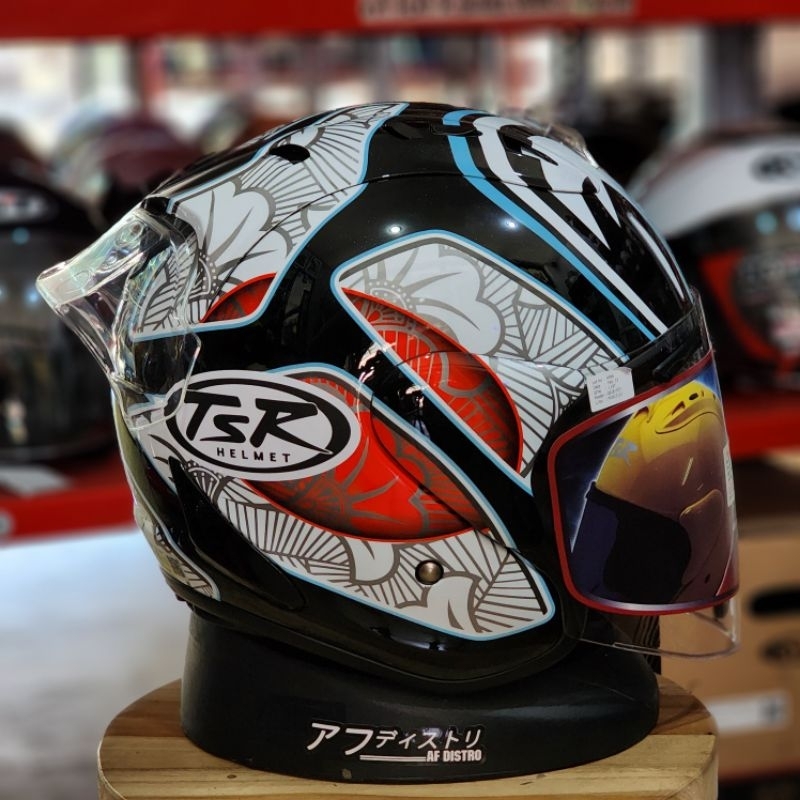 Jual Helm TSR ram 4 nakano sakura paket spoiler not scott vzram ram5 ...