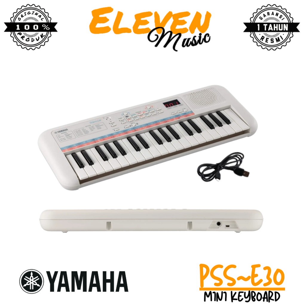 Jual Yamaha Remie PSS-E30 Mini Portable Keyboard 37-Key PSSE30 Original | Shopee Indonesia
