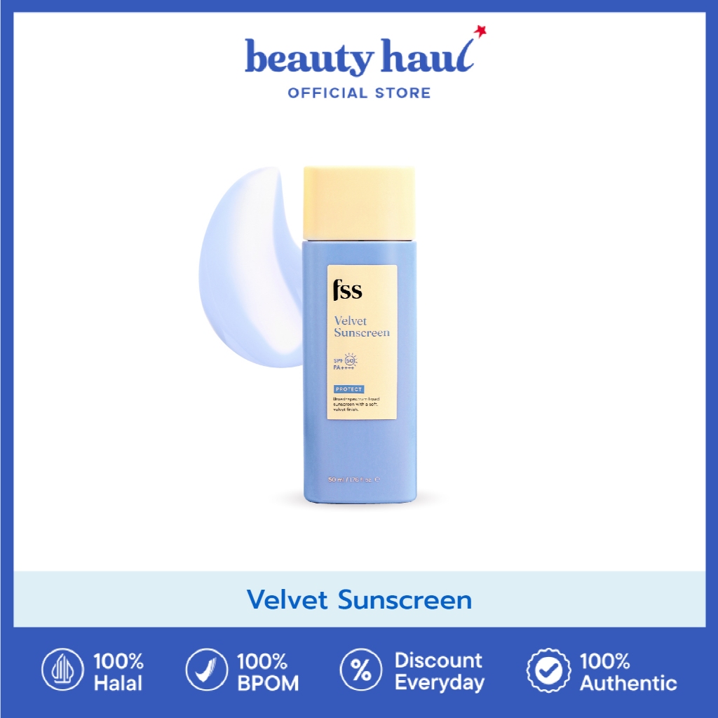 Jual FOR SKINS SAKE Velvet Sunscreen SPF 50 PA ++++ | Shopee Indonesia