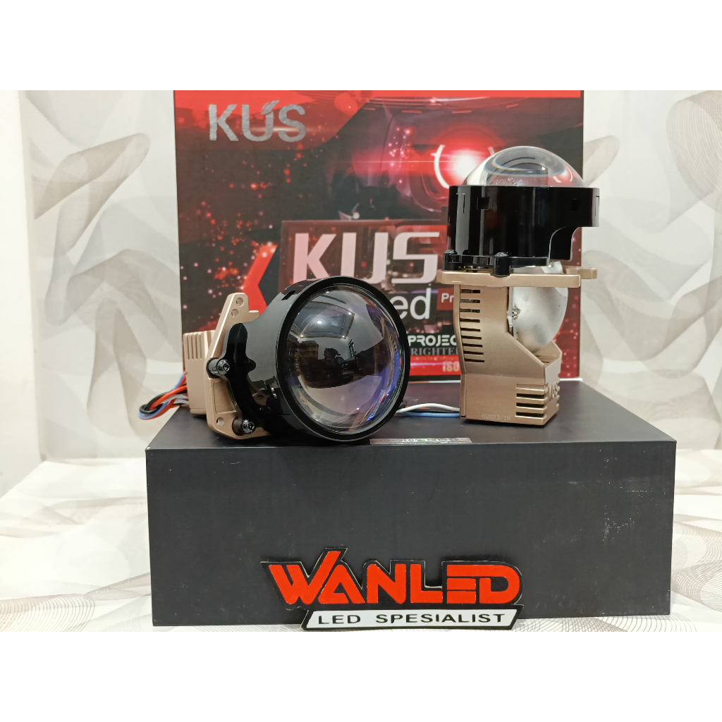 Jual BILED KUS 7 PRO LED SERIS BOK RED | PROJECTOR BILED KUS 7 TH ...