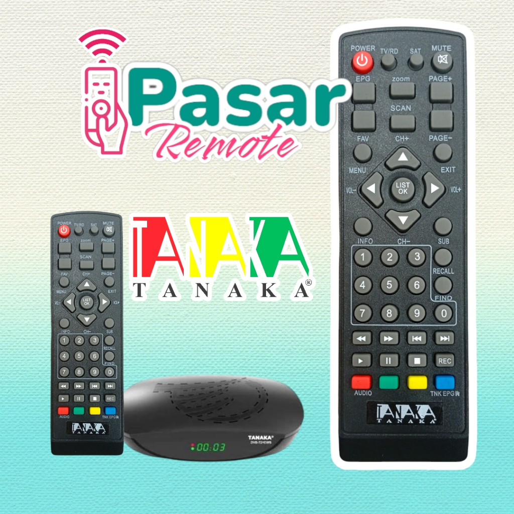 Jual REMOTE SET TOP BOX TANAKA | Shopee Indonesia