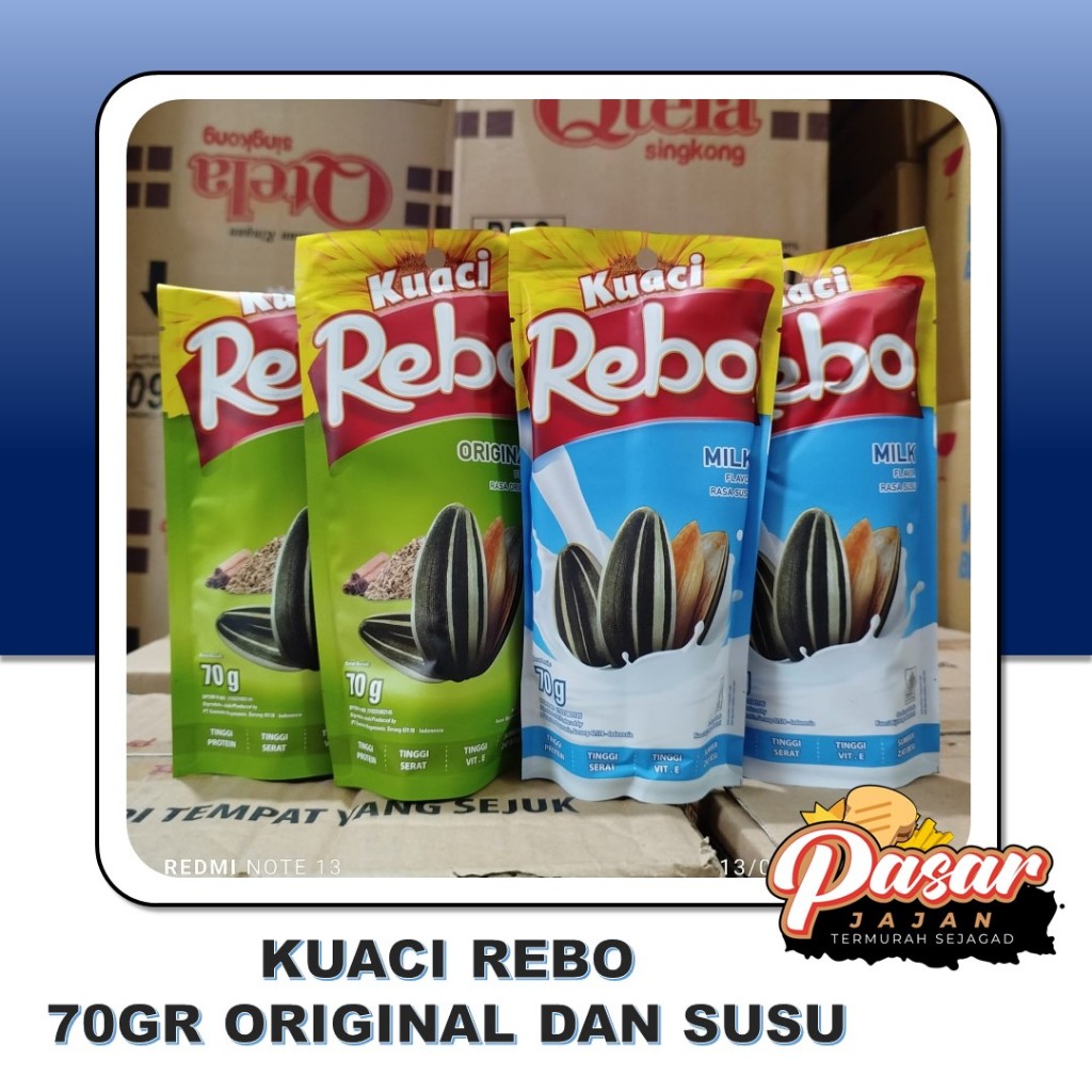 Jual Kuaci Rebo 70gr Aneka Rasa | Shopee Indonesia