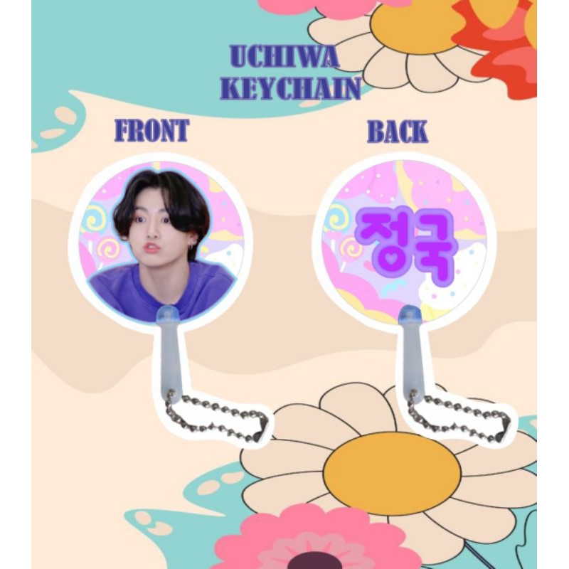 Jual UCHIWA KEYCHAIN MINI KPOP CUSTOM | Shopee Indonesia