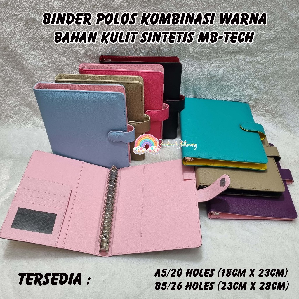 Jual Binder Polos Kombinasi Warna. Tersedia Ukuran A5 & B5 | Shopee ...