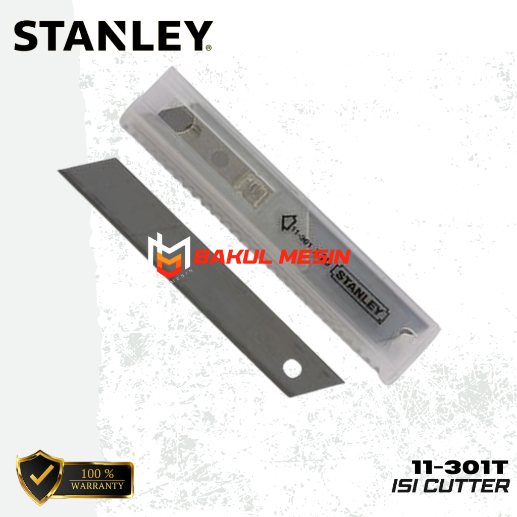 Jual Stanley Stanley 11-301T Isi Cutter Knife Blade Pisau Cutter 18mm ...