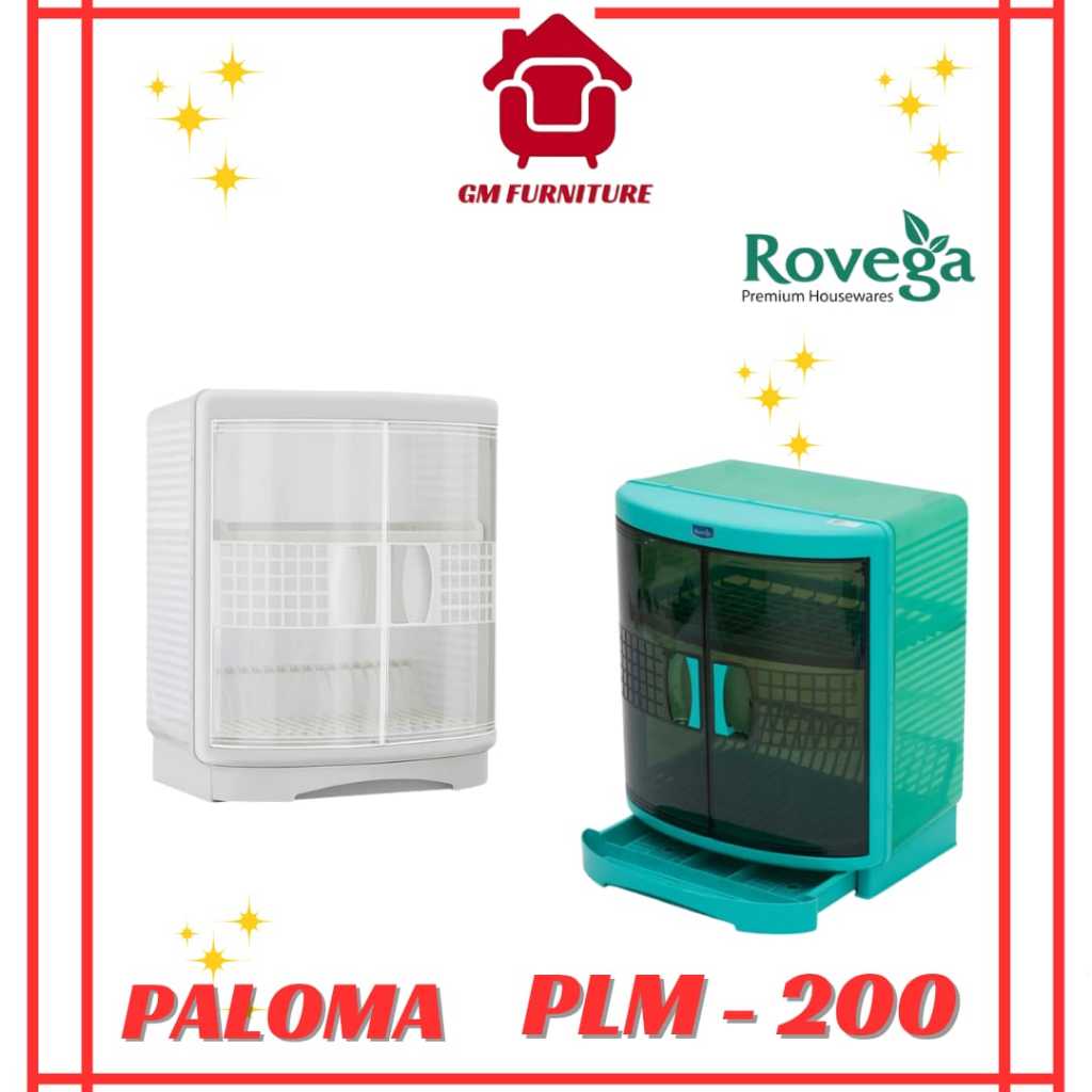 Jual Cargo - Rovega Rak Piring Plastik Premium Foodgrade Dish Drainer Paloma PLM-200 | Shopee ...
