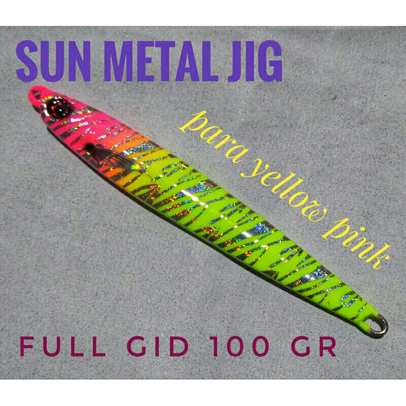Jual metal jig 60 gram/metal jig 80 gram/metal jig 100 gram/metal jig full gid/ metal jig foil ...