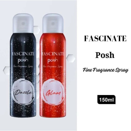 Jual Parfum POSH Fascinate Fine Fragrance Spray 150ml Glam Dazzle ...