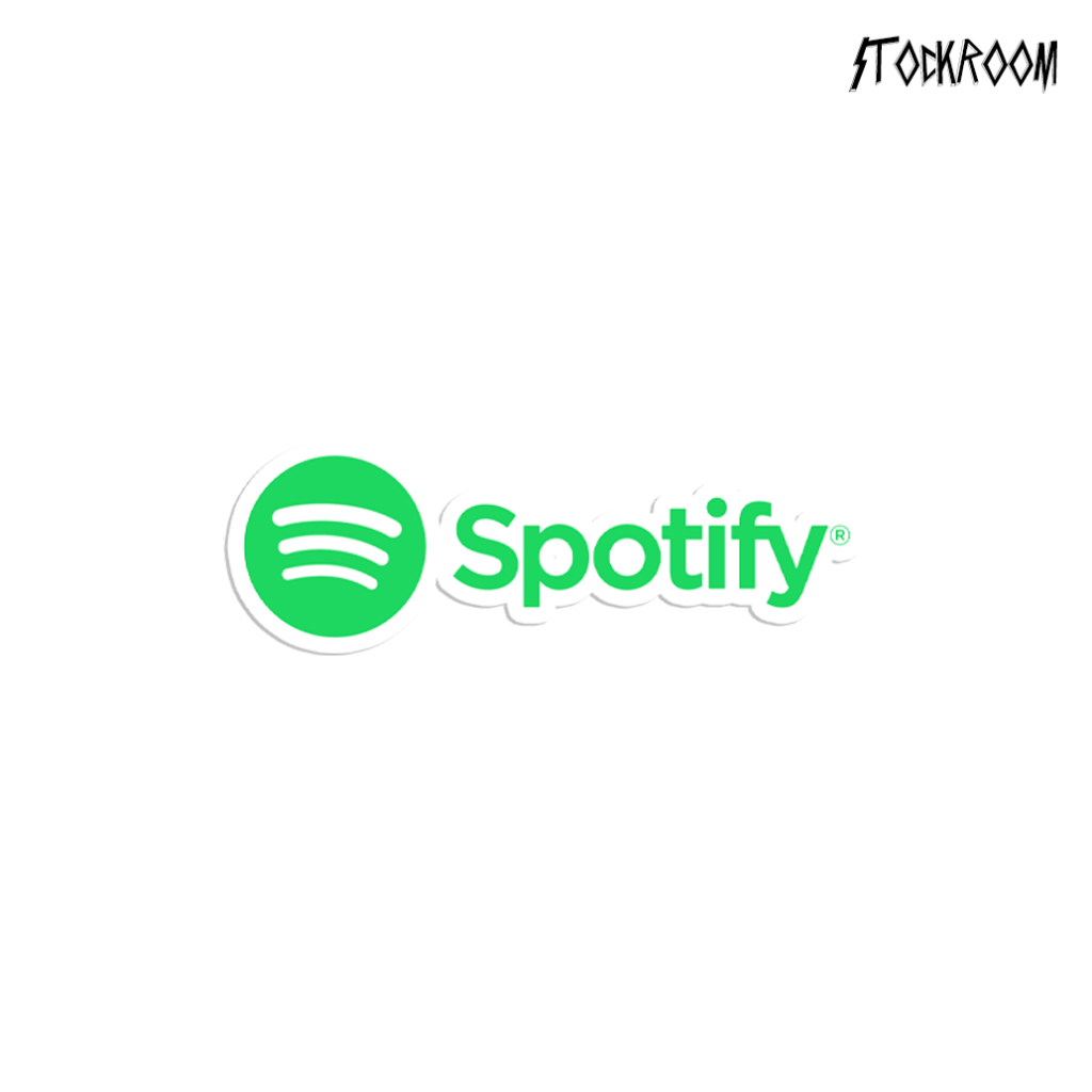 Jual (BISA COD) STIKER AESTHETIC "SPOTIFY" / STIKER HELM / STIKER LOCAL ...