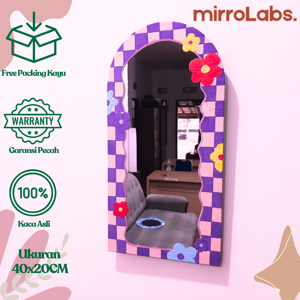 Jual Cermin Dinding Aesthetic | Cermin Custom | Cermin Gantung ...